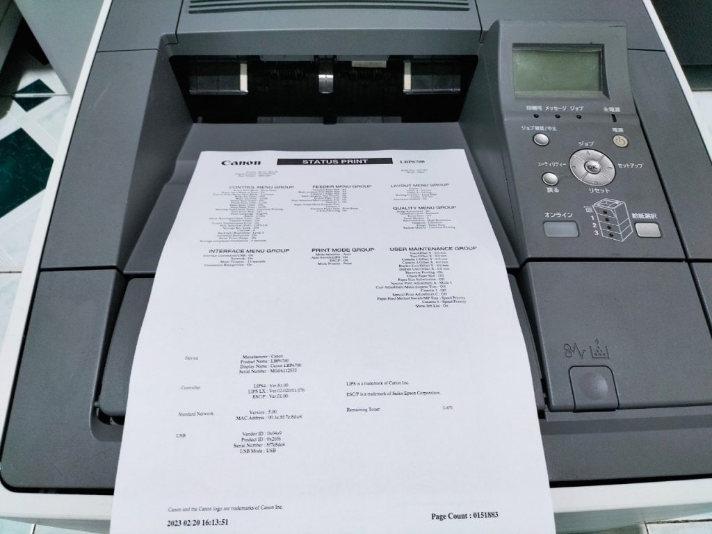 Máy in canon LBP 6700 in 2 mặt tốc độ nhanh đã qua sử dụng tại Quy nhơn